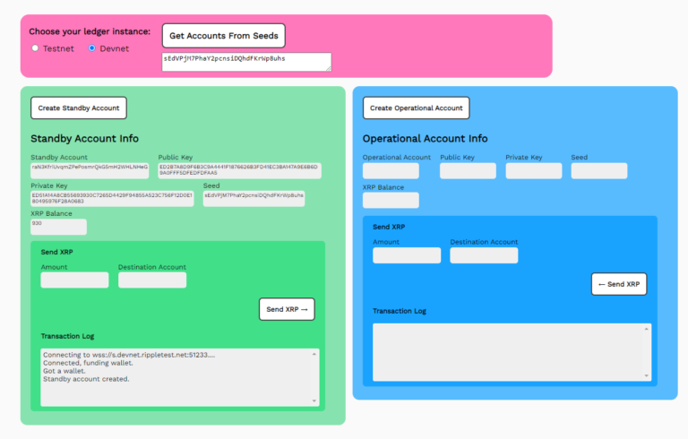 Create accounts and send XRP | XRP Learning Portal