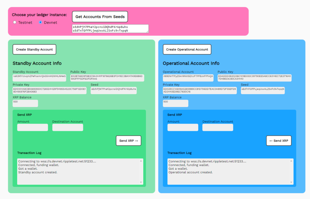Create accounts and send XRP | XRP Learning Portal